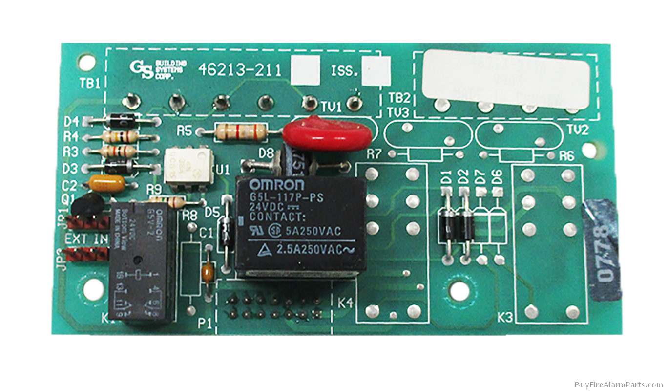 Edwards EST 2400 Series Zone Card 46213-2114