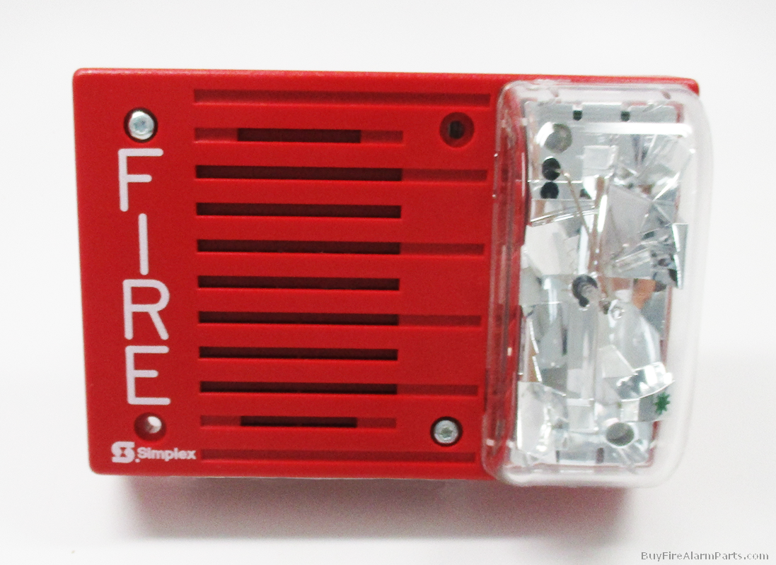 Simplex 4903-9168 Strobe with Speakers (1 Hz synchronized strobe)