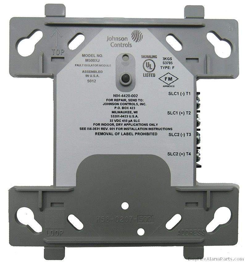 Johnson Controls M500XJ Fault Isolator Module