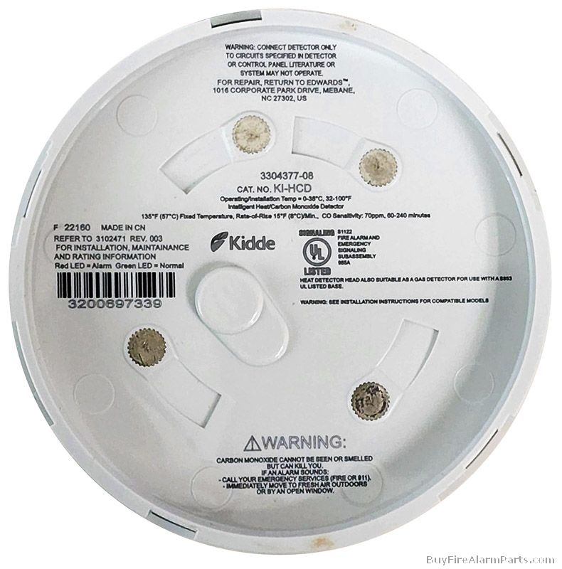 Kidde KI-HCD Intelligent Multisensor Heat and CO Detector