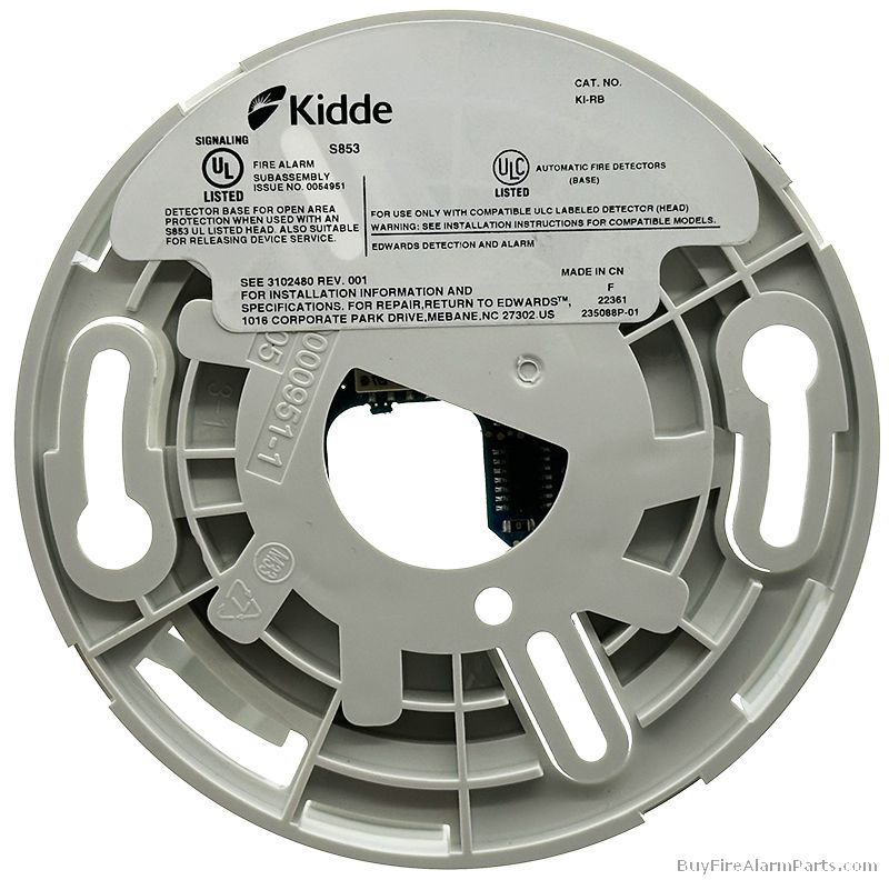 Kidde KI-RB Detector Mounting Base w/ Relay