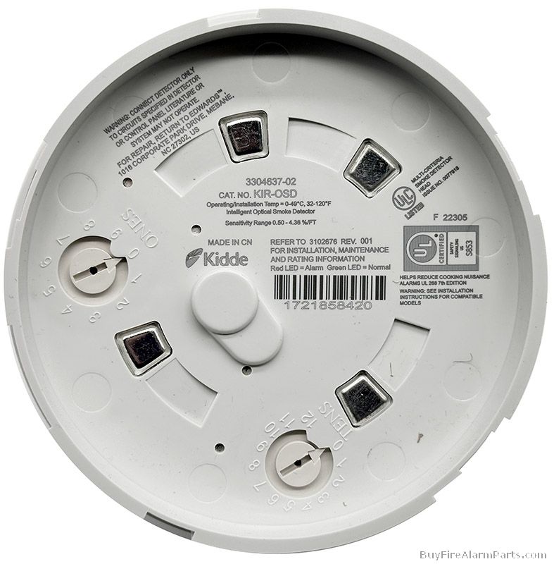 Kidde KIR-OSD Intelligent Optical Smoke Detector