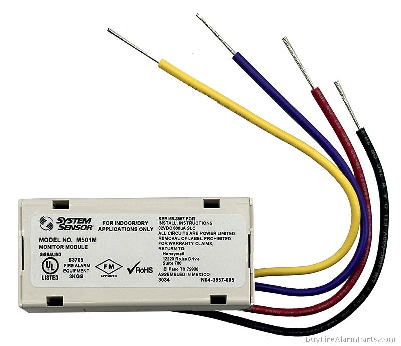 System Sensor M501M Intelligent Addressable Mini Monitor Module