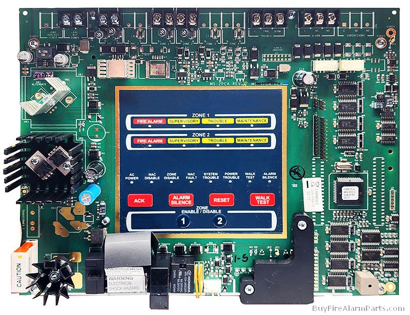 Fire-Lite MS-2 (2-Zone FACP) Replacement Board