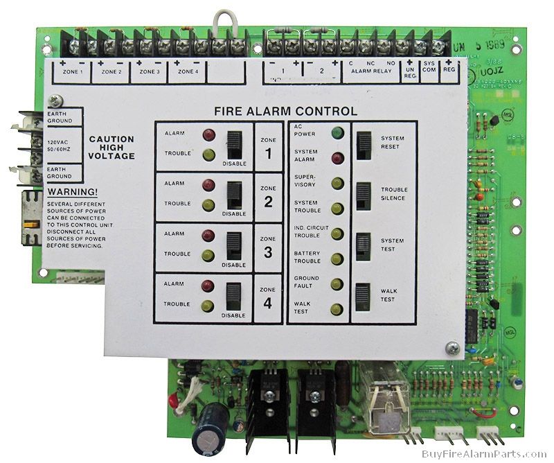 Fire-Lite MS-4012 (4-Zone FACP) Replacement Board