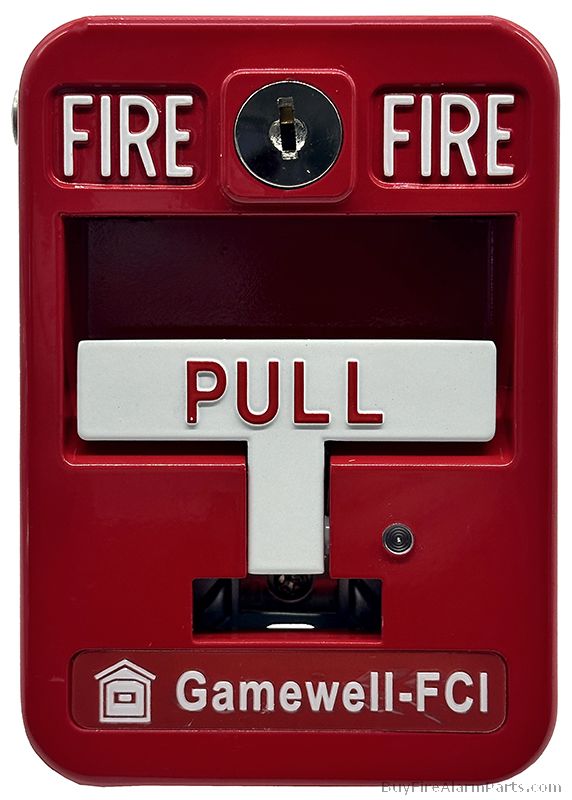 Gamewell FCI MS-95T Analog Addressable Manual Pull Station w/ Terminals ...