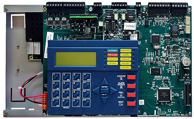 Fire-Lite MS-9600UDLS with Chassis, Power Supply, and Transformer