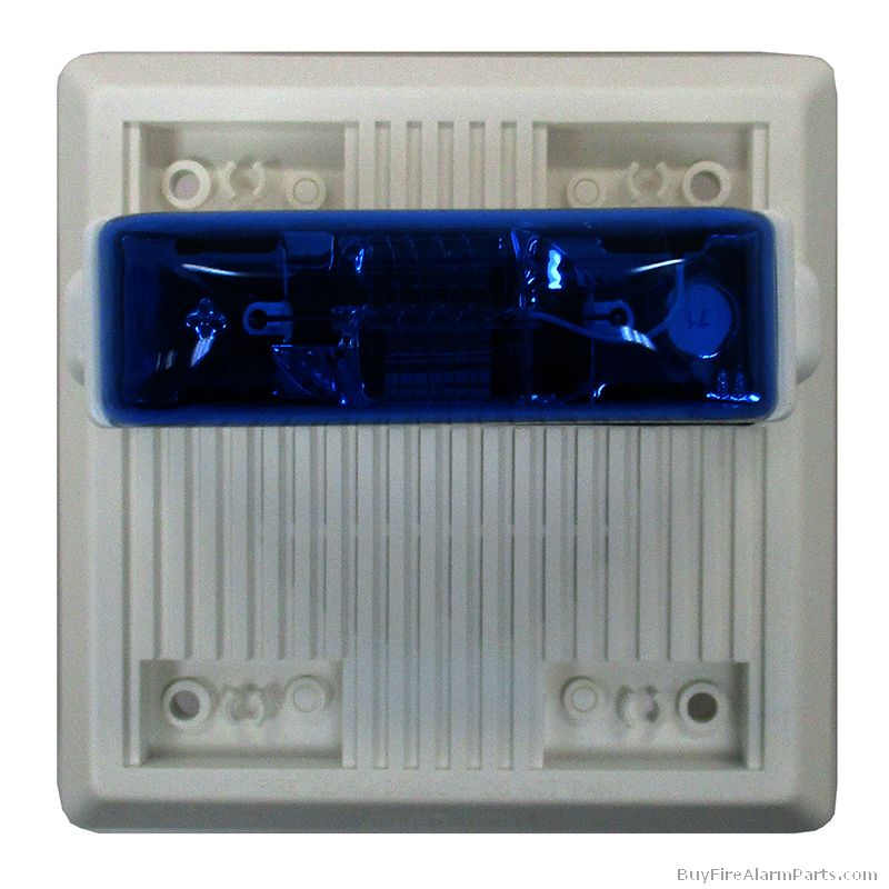 Wheelock MTWPB-2475W-NW Weatherproof Blue Strobe (White)