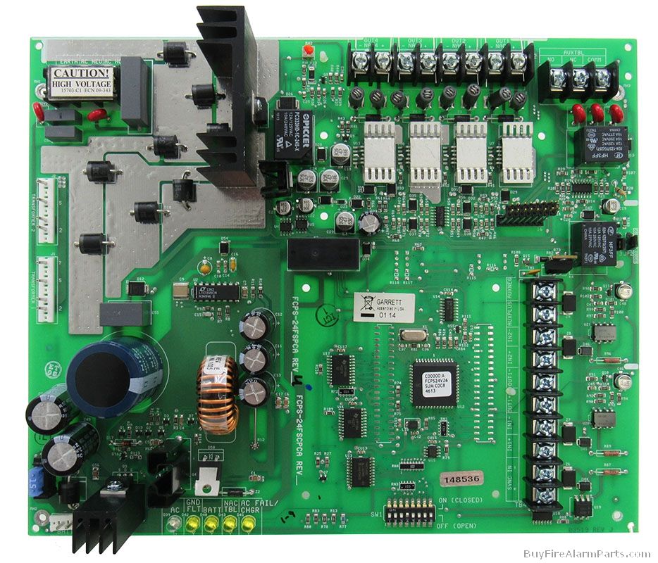 Notifier / Fire-Lite FCPS-24 Power Supply Replacement Board, New Style