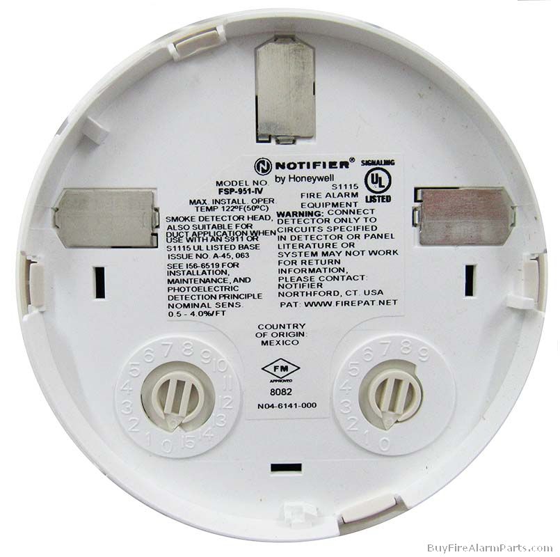 Notifier FSP-951-IV Photoelectric Smoke Detector (Ivory)