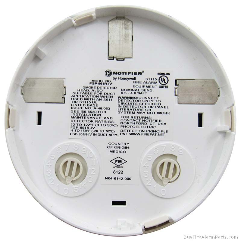 Notifier FSP-951R-IV Remote Test Photoelectric Smoke Detector (Ivory)