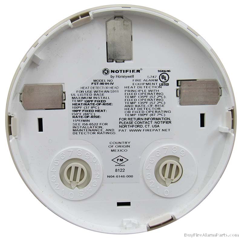 Notifier FST-951H-IV High Temp 190F Heat Detector (Ivory)