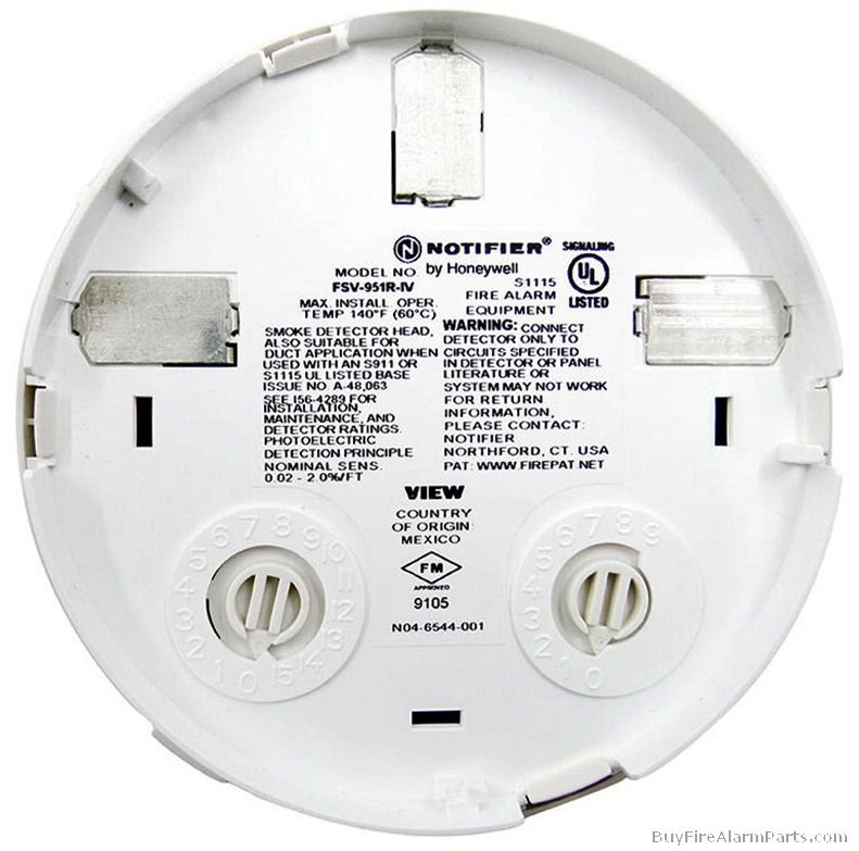 Notifier FSV-951R-IV Very Intelligent Early Warning (VIEW) Detector (Ivory)