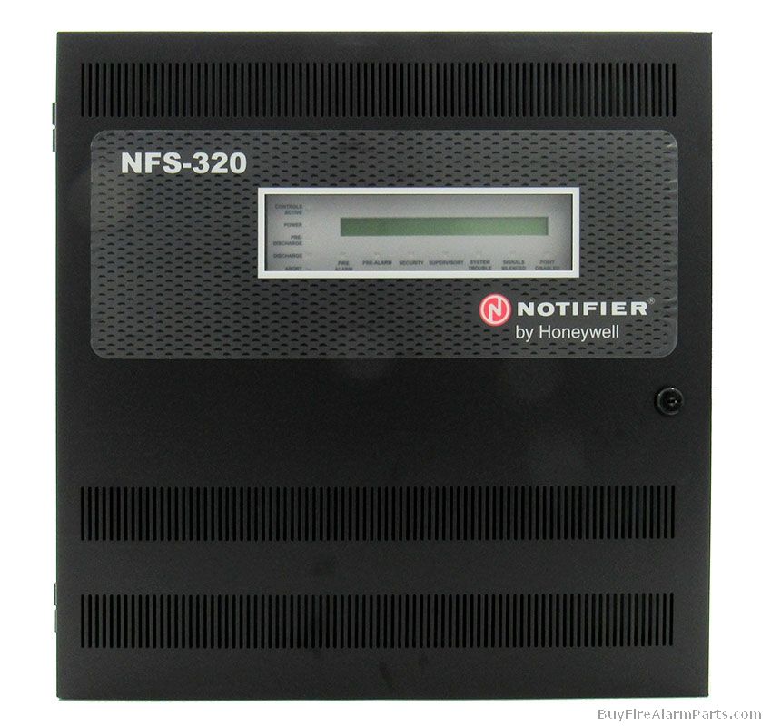 Notifier NFS-320 (Intelligent FACP) in Black Cabinet