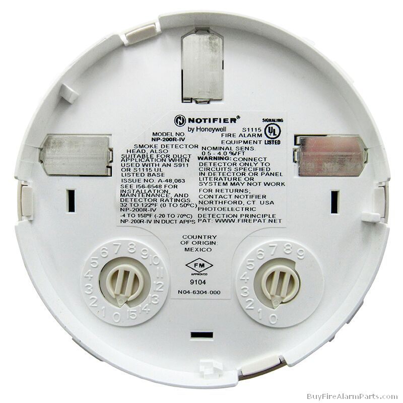 Notifier NP-200R-IV Photoelectric Smoke Detector (Ivory)