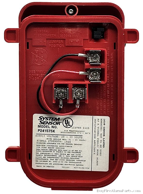 System Sensor P241575K Weatherproof Horn Strobe