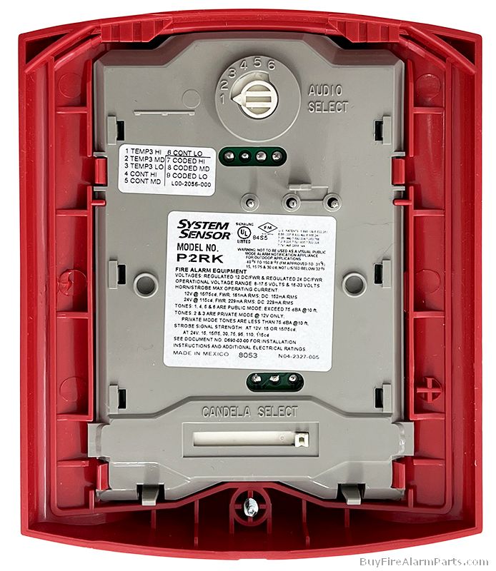 System Sensor P2RK Spectralert Advance Multi Candela Outdoor Horn ...