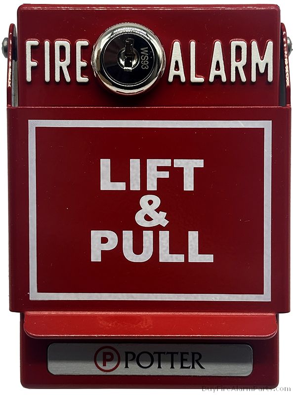 Potter PAD100-PSDA Addressable Pull Station Dual Action