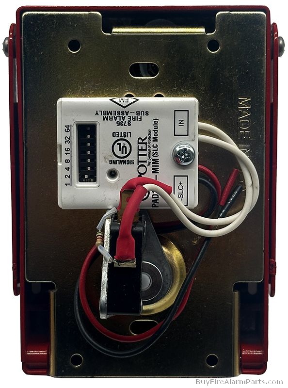 Potter PAD100-PSDA Addressable Pull Station Dual Action