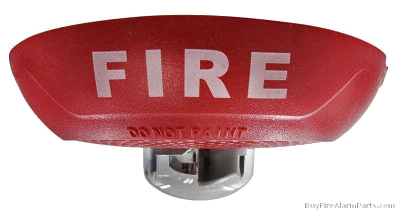 System Sensor PC2RL-BP10 Red Ceiling Mount Horn Strobe (Bulk Pack 10 pcs)