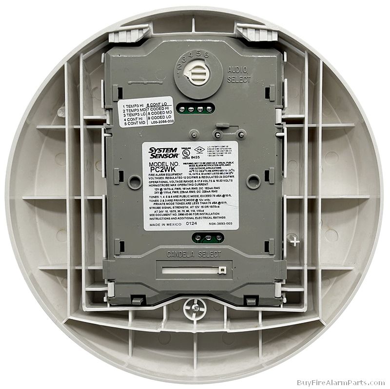 System Sensor PC2WK Weatherproof Horn Strobe (White)