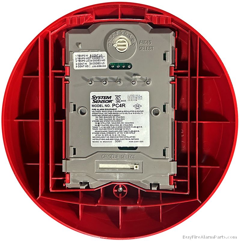 System Sensor PC4R Horn Strobe for Ceiling Mounting