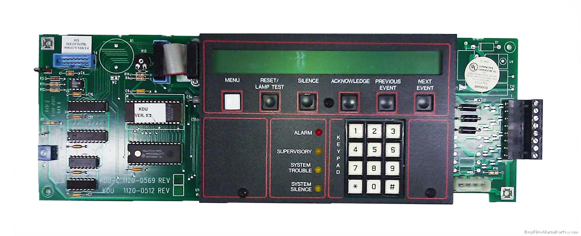 Gamewell FCI 7200 KDU Keyboard Display Unit