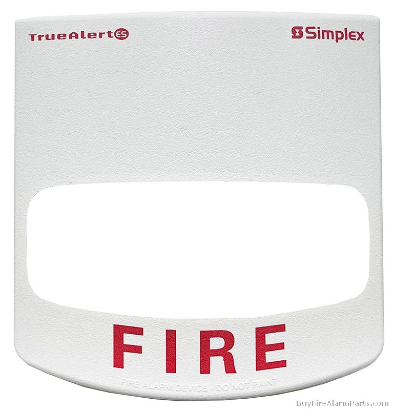 Simplex 49VOC-WWFIRE TrueAlert Notification Appliance Cover (White)