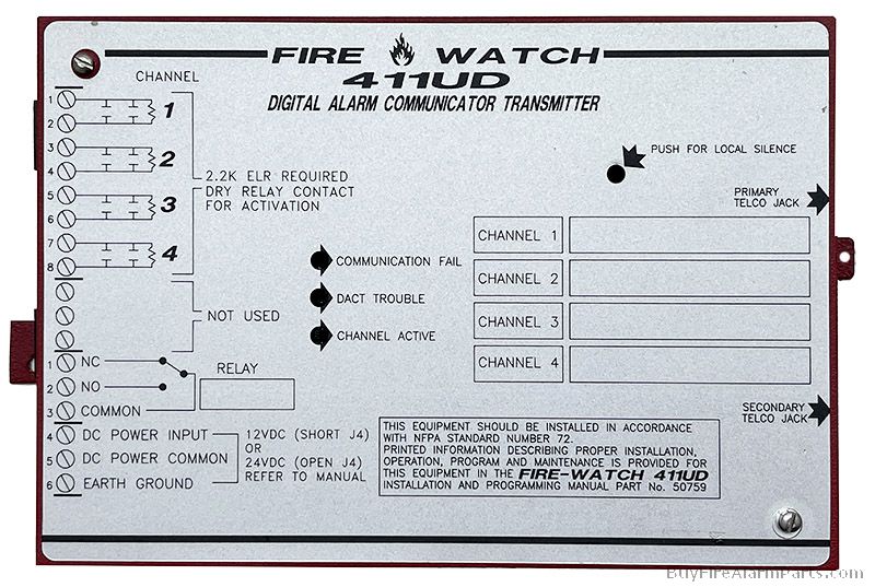 Fire-Lite 411UD Slave Digital Alarm Communicator