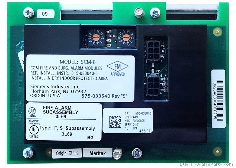 Siemens SCM-8 Switch Control Module