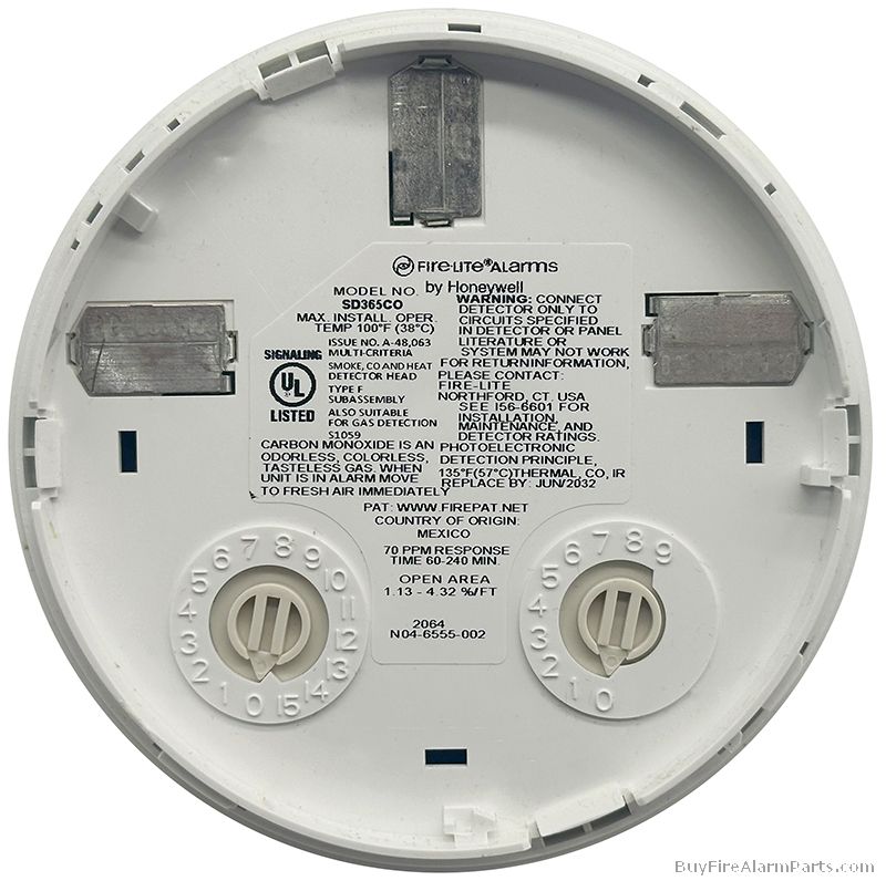 Fire-Lite SD365CO Multi-Criteria Fire/CO Detector (White)
