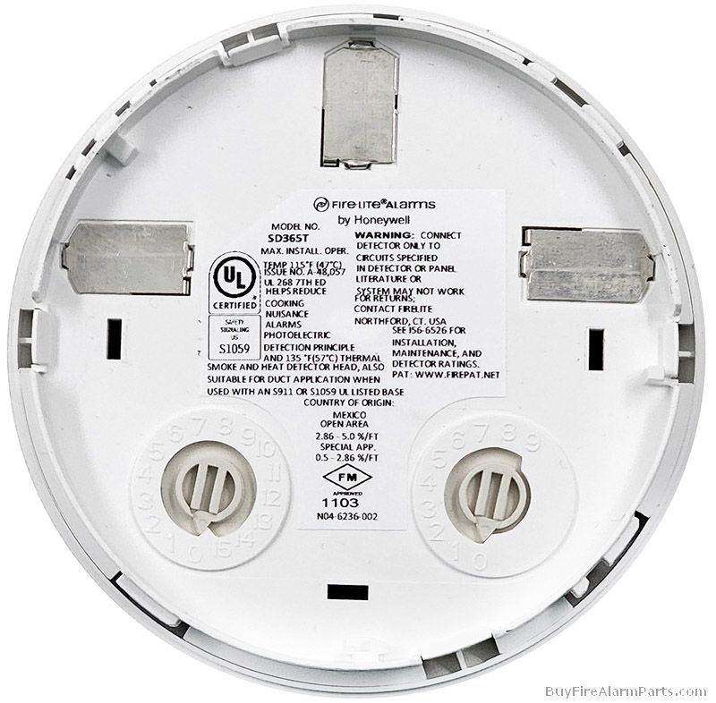 Fire-Lite SD365T Intelligent Photoelectric Smoke w/ Thermal Sensor (White)