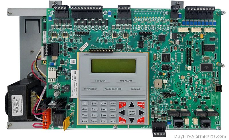 Notifier SFP-5UD (5-Zone FACP) in Cabinet