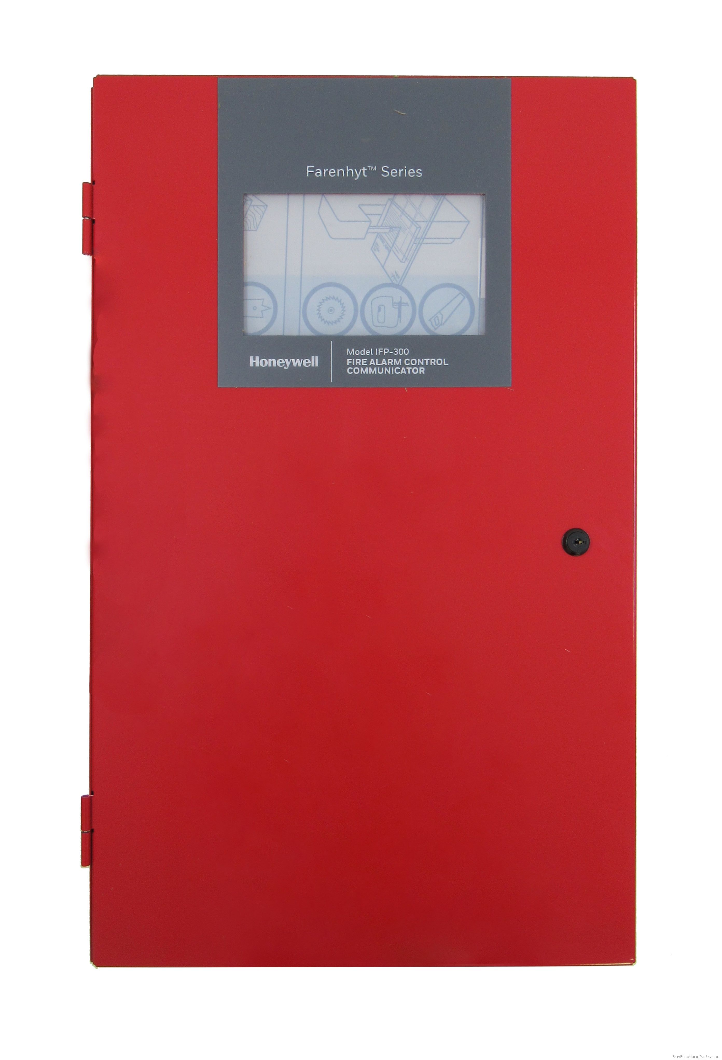 Silent Knight IFP-300 (Intelligent Addressable FACP, Red Cabinet)