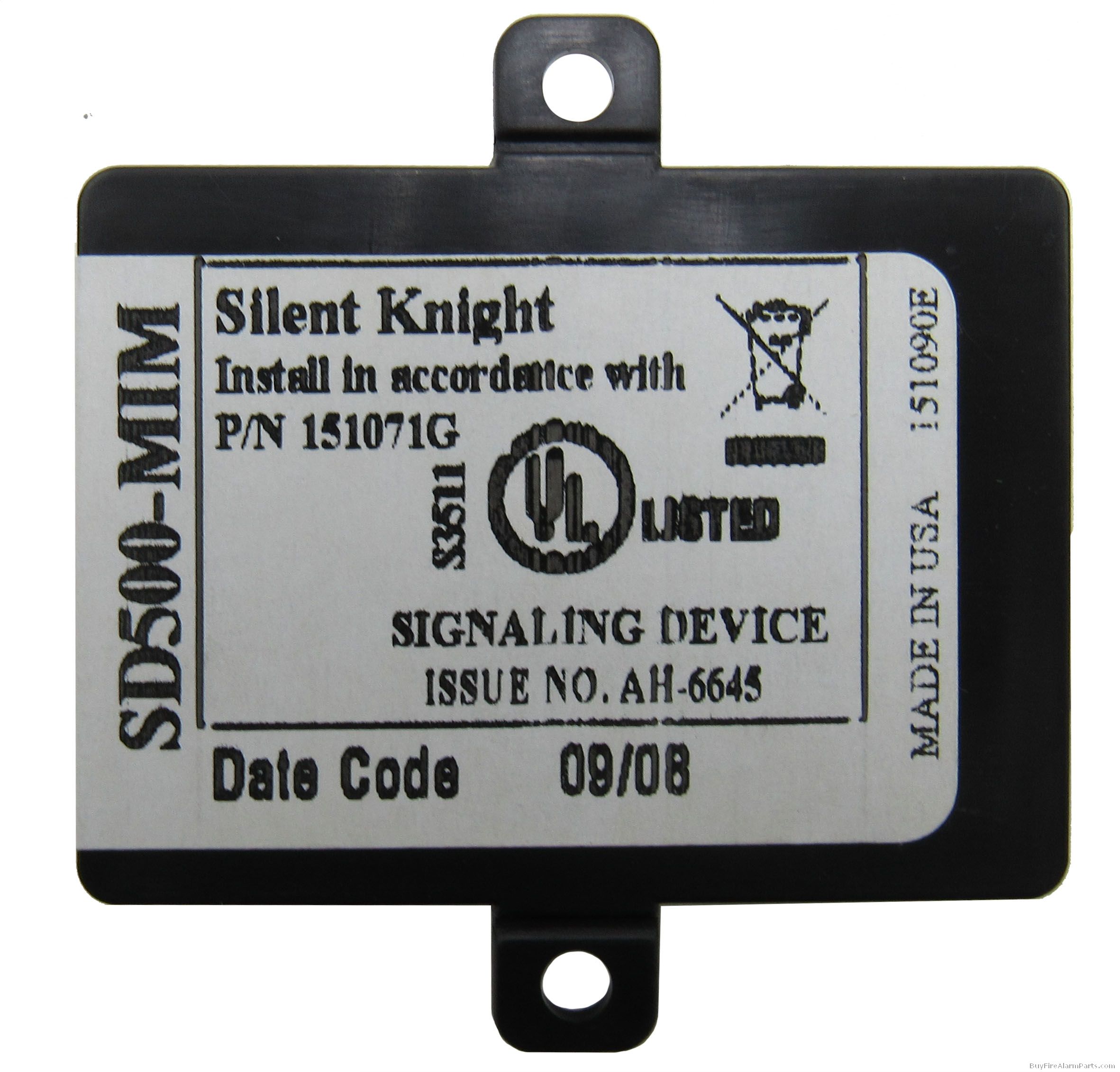 Silent Knight SD500-MIM Addressable Mini Input Module