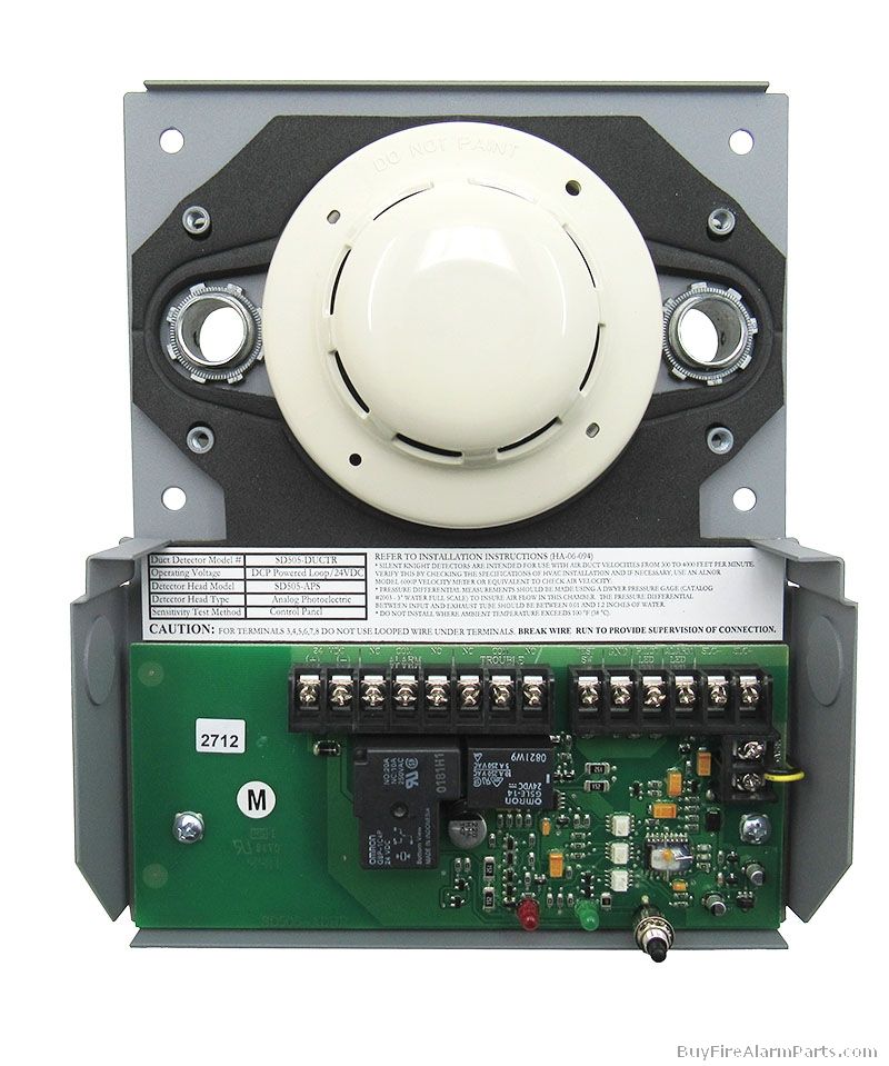 Silent Knight SD505-DUCTR Duct Smoke Detector w/ Relay