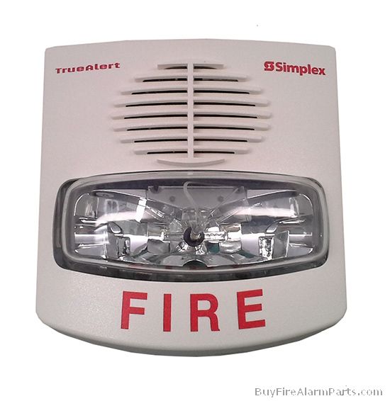 Simplex 4903-9432 Wall Mount A/V Horn/Strobe, 4-Wire (White)