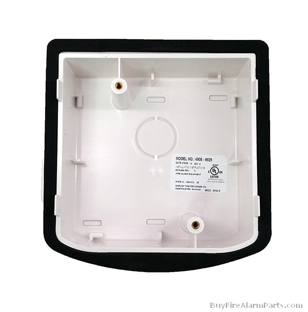 Simplex 4905-9829 Weatherproof Backbox (White)