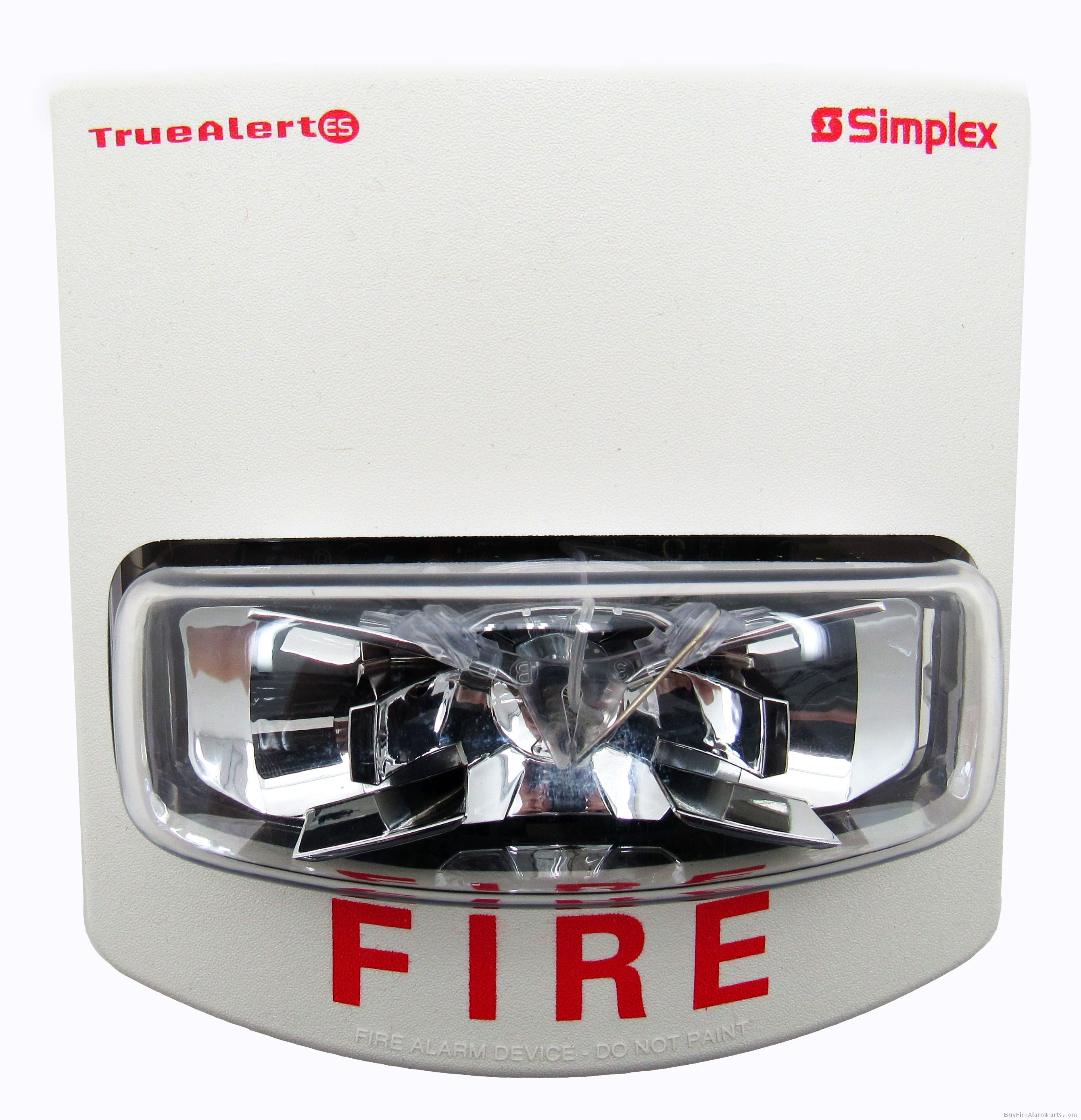 Simplex 49VO-WWF-BA TrueAlert Wall Mount Addressable Strobe (White)