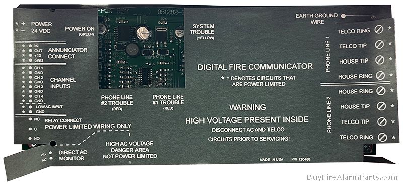 Silent Knight 5129 Fire Alarm Communicator (with Cabinet)