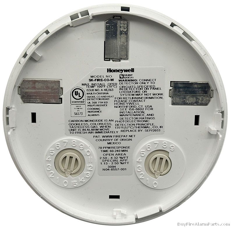 Silent Knight SK-Fire-CO-W Multi-Criteria CO and Smoke Sensor (White)