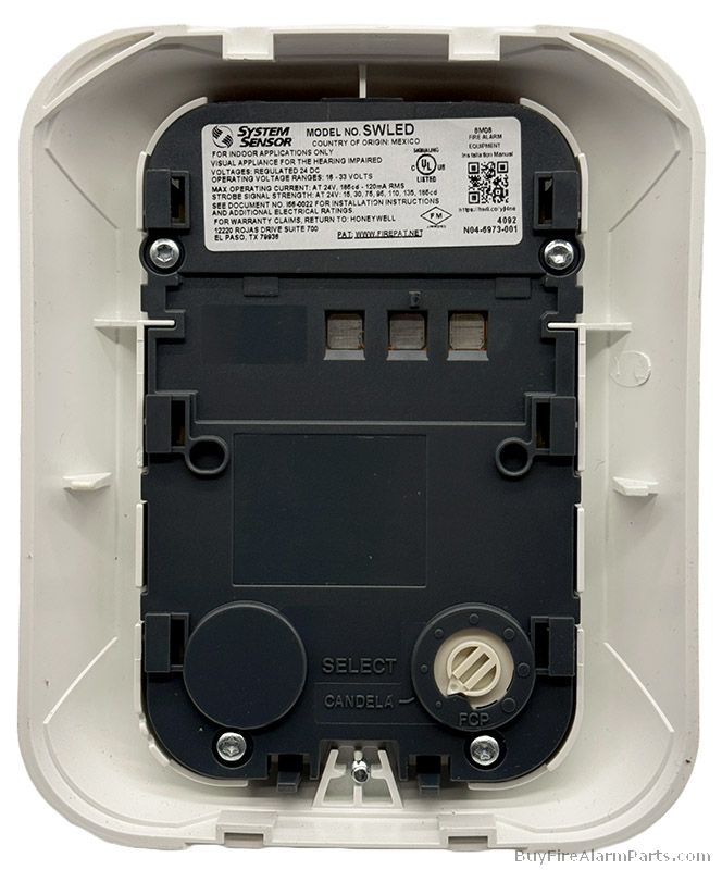 System Sensor SWLED Wall Mount Strobe (White)