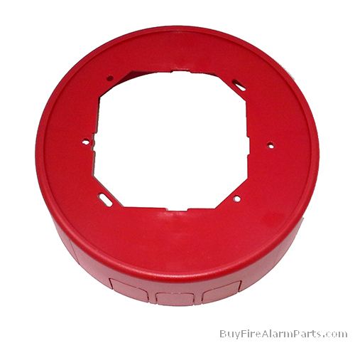System Sensor BBSC Ceiling Back Box Skirt (Red)
