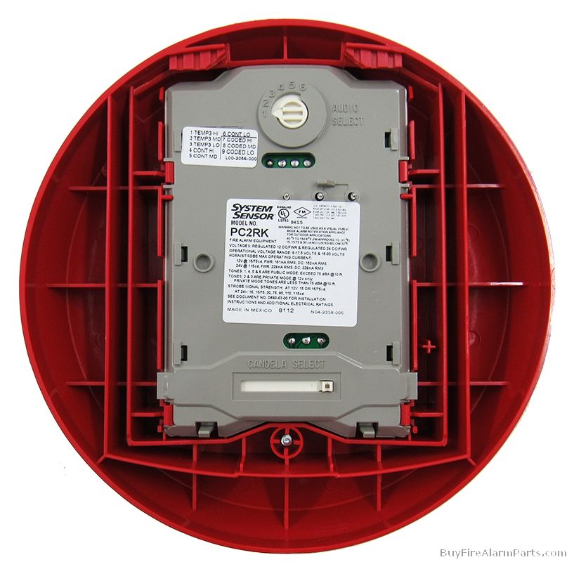 System Sensor PC2RK Ceiling Mount Horn Strobe