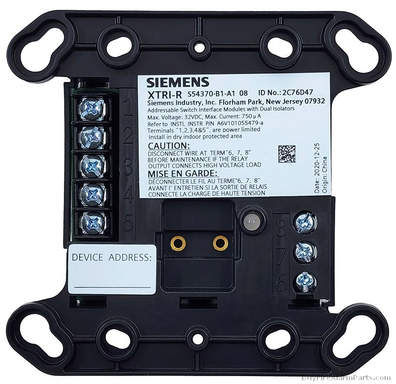 Siemens XTRI-R Single Input Module (with relay)
