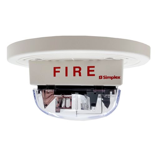 Simplex 4903-9197 Ceiling Mount Speaker Strobe (White)