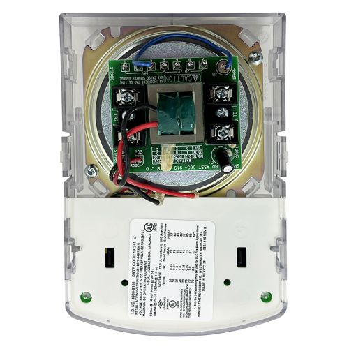 Simplex 4906-9153 Wall Mount Speaker with Strobe S/V (white)