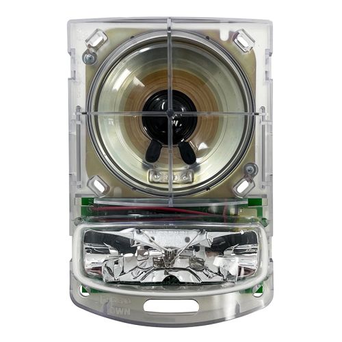 Simplex 4906-9153 Wall Mount Speaker with Strobe S/V (white)
