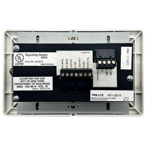 Fire-Lite ADT-LED10 Annunciator (with Frame)