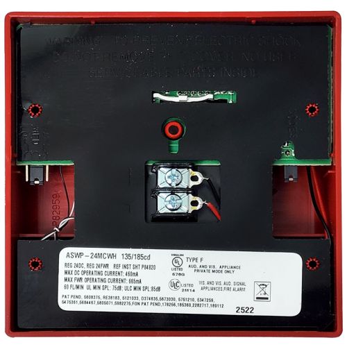 Wheelock ASWP-24MCWH-FR Weatherproof Horn Strobe